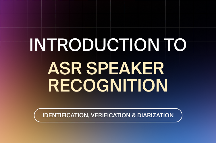 Gladia - An introduction to ASR speaker recognition: identification, verification and diarization